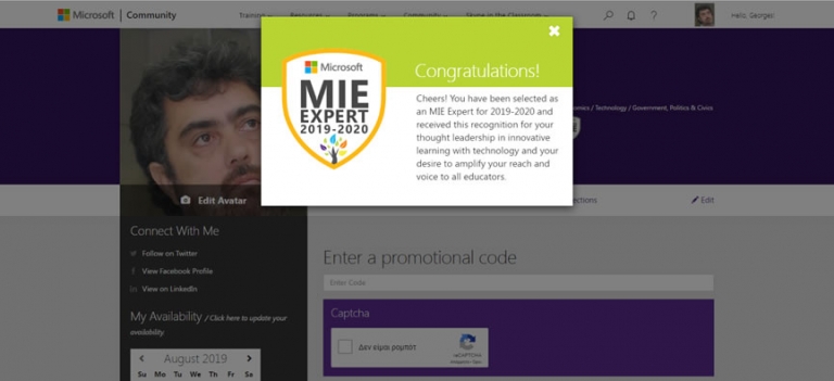 Microsoft Innovative Educator Expert for 2019-2020! – Integration ICT ...