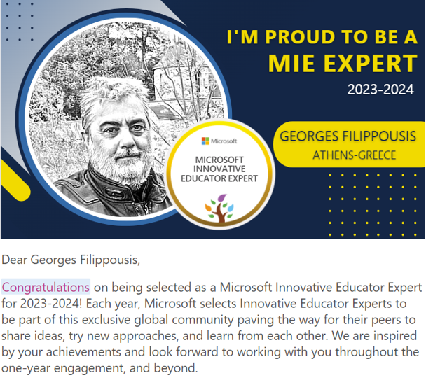Microsoft Innovative Educator Expert for 2023-2024! – Integration ICT ...